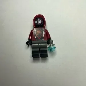 Lego | Toys | Lego Spiderman Miles Morales Minifigure Dark Red Hood ...